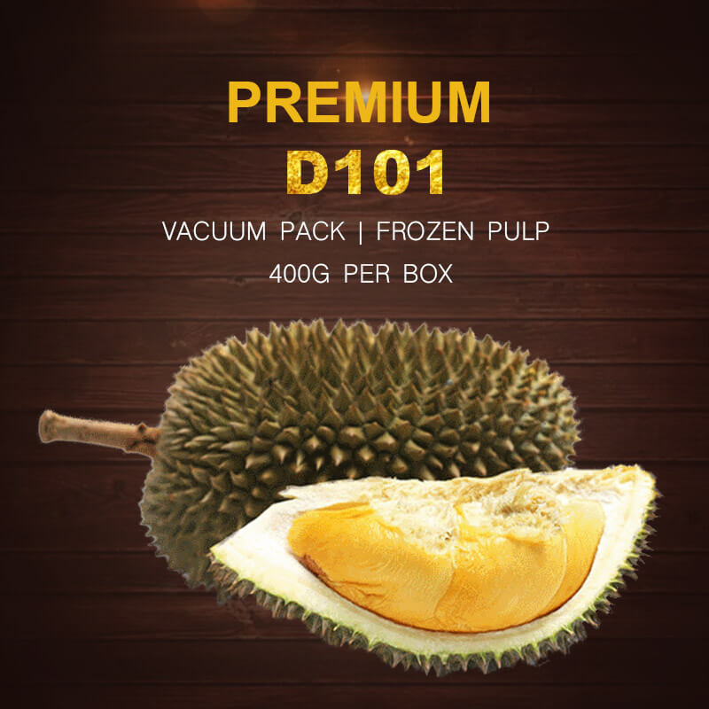 Premium D101 – Vacuum Packed Frozen Durian Pulp (400g) – Sri Walis